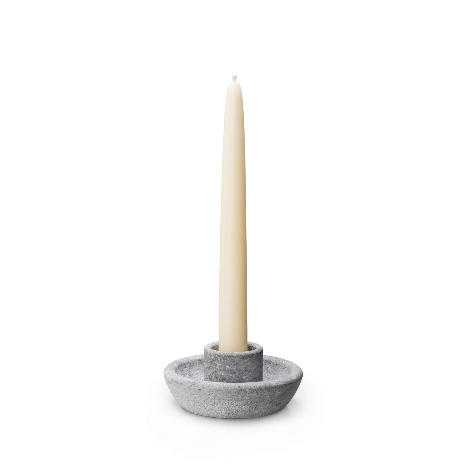 Alpine Soapstone Taper Candle Holder & Simon Pearce