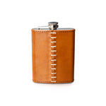 Simon Pearce Leather Wrapped Flask | Stainless Steel