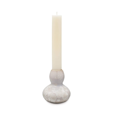 Woodstock Crystalline Pottery Candlestick – Simon Pearce